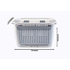 Kitchen Spaces - 1465A6-AMZ Kitchen Spaces Colander Bin, Medium, Gray