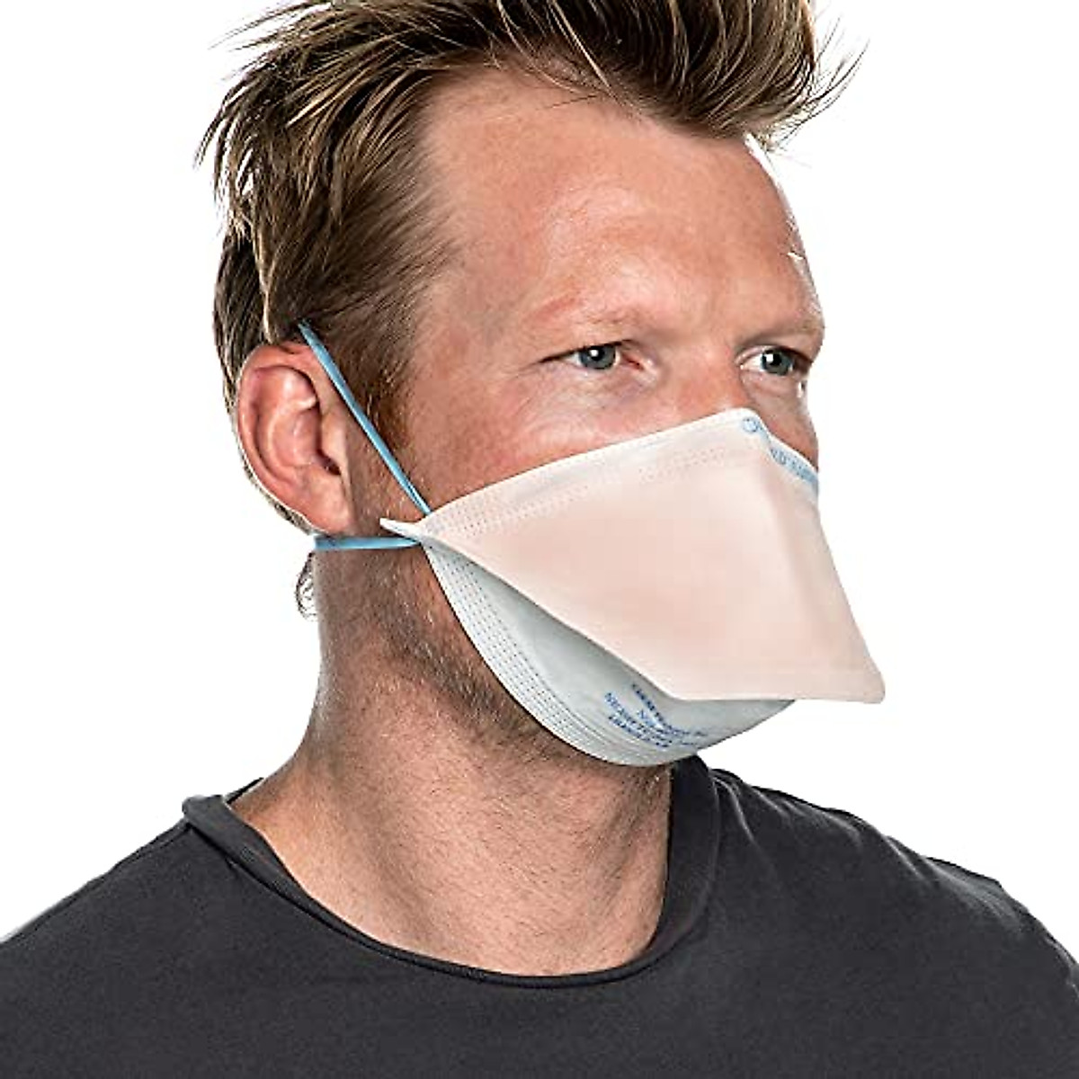 HALYARD FLUIDSHIELD N95 Respirators, ASTM Level 3 Mask, Regular Size, Orange, 46727 (Case of 210)