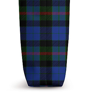 Scottish Clan Gunn Tartan Plaid With Sporran Tote Bag