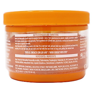 Manzanilla Grisi Chamomile, Styling Hair Gel, Keep your Hairstyle, brighten Naturally, Non-Alcohol Non-Residues 2-Pack of 14 Oz Jars.