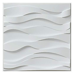 Art3d A10041 3D Wall Panels, White