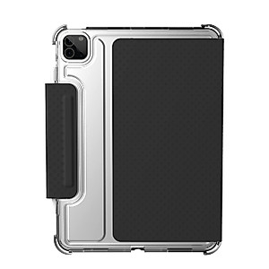 URBAN ARMOR GEAR [U] by UAG iPad Pro 11" (4th/3rd Gen 2021-2022), iPad Air 10.9 (5th/4th Gen) Case Lucent Slim Shockproof Smart Folio Protective Cover with Auto/Sleep Wake & Pencil Holder, Black/Ice
