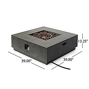 Christopher Knight Home 317514 Wellington Fire Pit, Concrete Finish