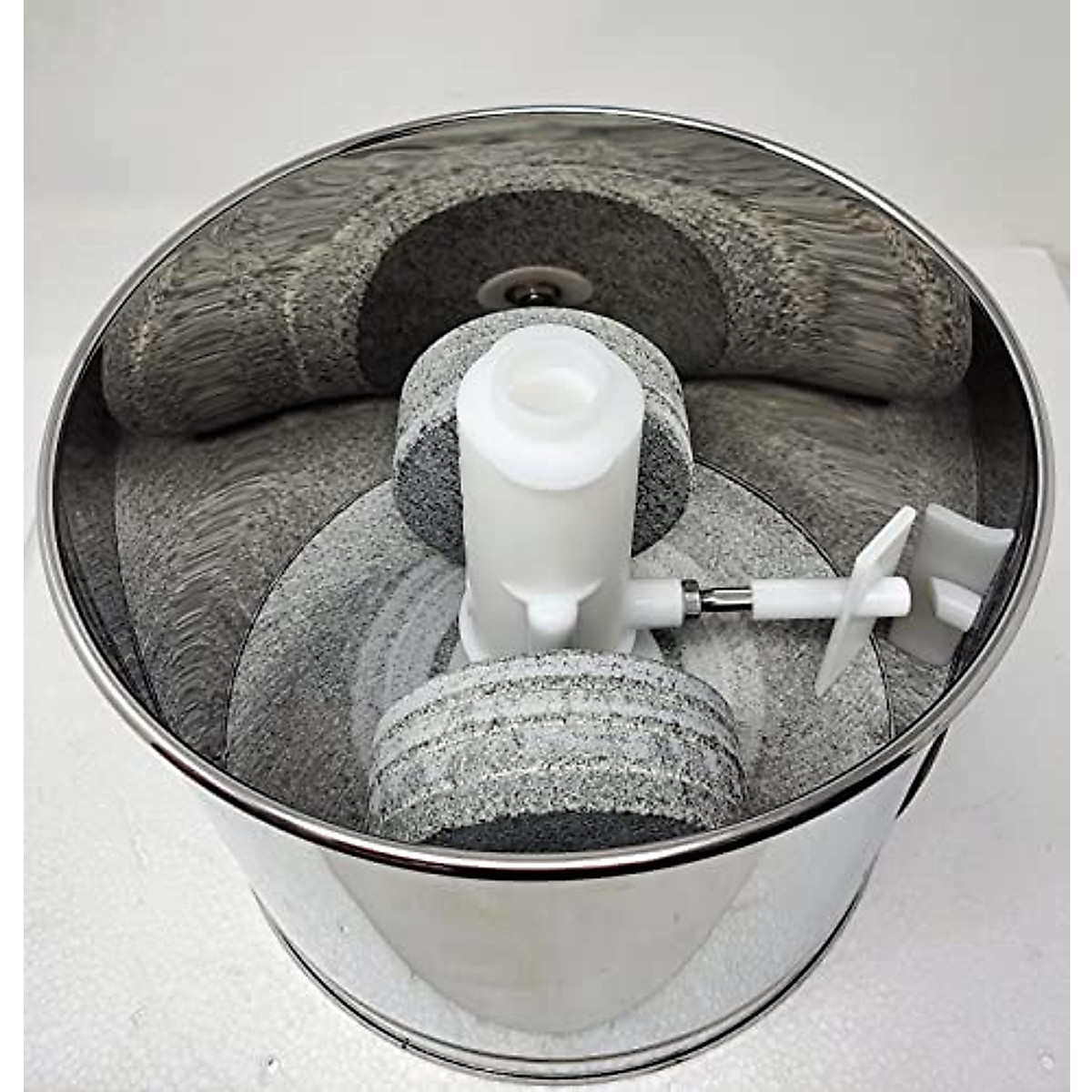 Tabakh Max 2-Liter Stone Wet Grinder with Atta Kneader & Coconut Scraper, 110V, Gray