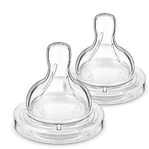 Philips Avent Anti-Colic Baby Bottle Flow 2 Nipple, 2pk, SCY762/02