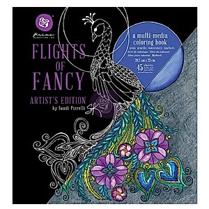Prima Marketing Sandi Pirrelli Coloring Book, Black and White