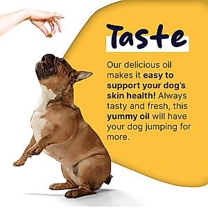 Wild Alaskan Salmon Oil for Dogs with Pollock Oil - 64 oz of Pollock and Salmon Oil, Omega 3 Fish Oil, EPA, and DHA - Dogs Skin and Coat Supplement - Made in USA