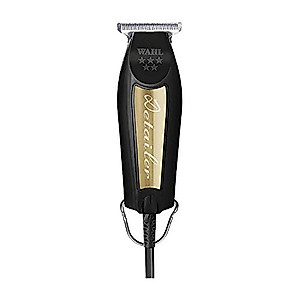 Wahl Professional 5-Star Series Limited Edition Black & Gold Corded Detailer #8081-1100 - Great for Professional Stylists and Barbers