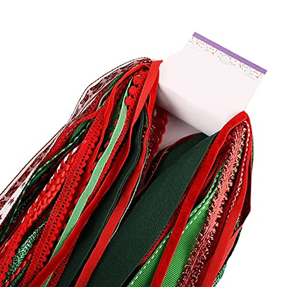 Christmas Ribbon for Crafts Holiday Ribbon for Gift Wrapping Holiday Ribbon Fabric Scraps Gift Ribbon for Gift Wrapping Fabric Ribbon Satin Ribbon Fringe Trim Grosgrain Ribbon Approx 30 Yd