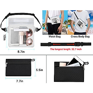 IBFUN Neoprene Tote Bag Large Beach Bag for Women Pool Gym Tote Bag Travel Tote Bag