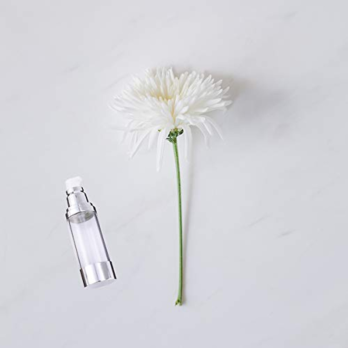 FALOME 6pcs Airless Pump Bottle Empty Refillable Travel Lotion Pump Containers for Refillable Cosmetic Bottle Foundation Pump