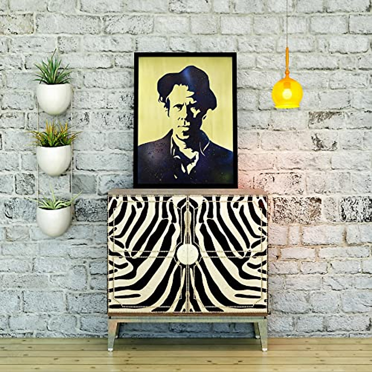 Tom Waits Wall Art. Portrait, Music Lover Gift, Metal Artwork. A Groundbreaking New Way to Display Your Preferred Art on Brass or Copper. Bar, Restaurant Decor, Poster, Man Cave