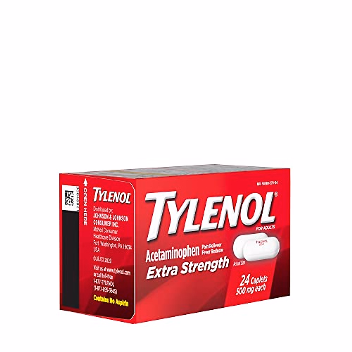 Tylenol Extra Strength Pain Relief - Caplets, 24 ct
