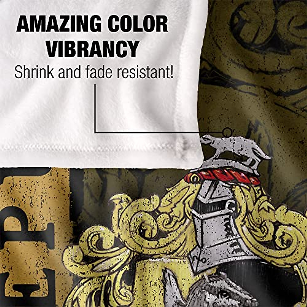 Harry Potter Blanket, 36"x58" Harry Potter House Crest Hufflepuff Silky Touch Super Soft Throw Blanket