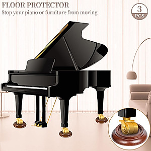 Piano Caster Cups Grand Piano Caster Cups Wood coasters Cups Piano Caster Pads for Grand Piano
