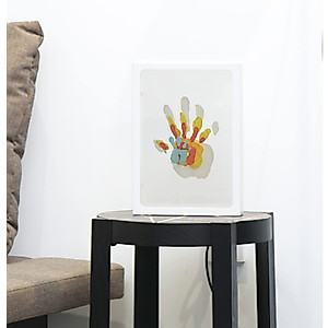 🍒Cherry Cheers🍒 Family Handprint and Paint Craft Kit DIY Baby Keepsake Frame, All Transparent Layers Non-Toxic Paints