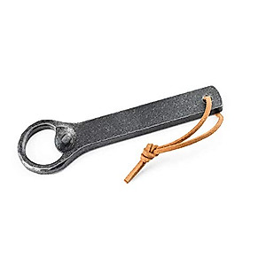 Bottle Opener - Black Dog Ironworks | Hand Forged Iron Beer Opener, Gift For Men| Great Gift for Fathers Day or 6 year Anniversary