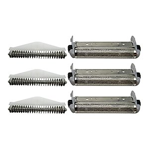 Replacement Foil and Cutter Set for Remington MicroScreen 3 MS3 Series MS3-3000, MS3-3500, MS3-3700