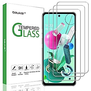 beukei (3 Pack) Screen Protector Compatible for LG K92 5G Screen Protector Tempered Glass, 9H Hardness, Anti Scratch, Bubble Free