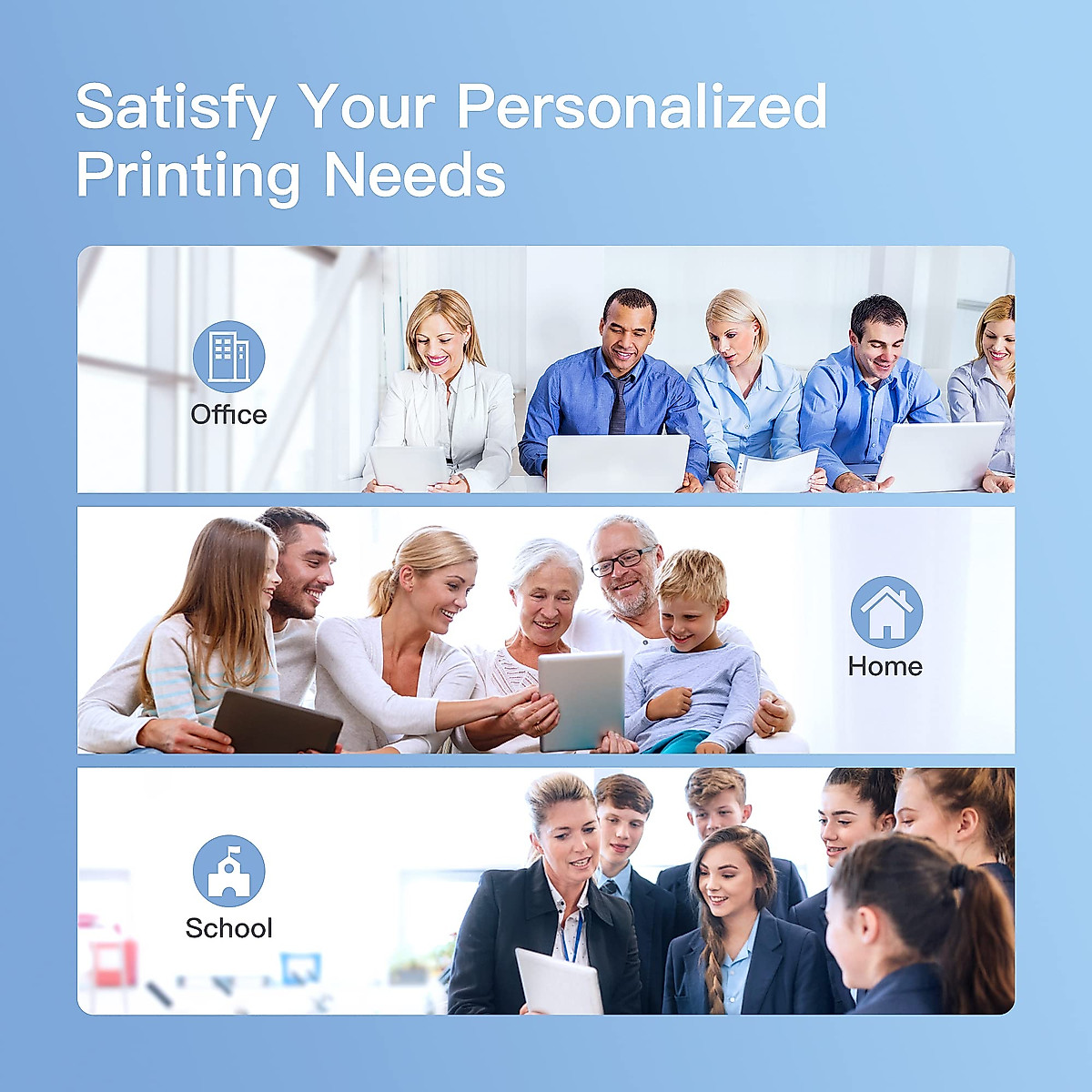 GPC ImageFlex 054H Compatible Toner Cartridge Replacement for Canon 054H 054 CRG 054H CRG 054 Compatible with Canon MF642Cdw Toner cartridges ImageClass LBP622Cdw MF644Cdw MF640C Printer (4-Pack)