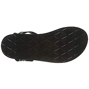 Teva Women's Ankle Strap Wedge Sandal, Bolt Retro, women 6