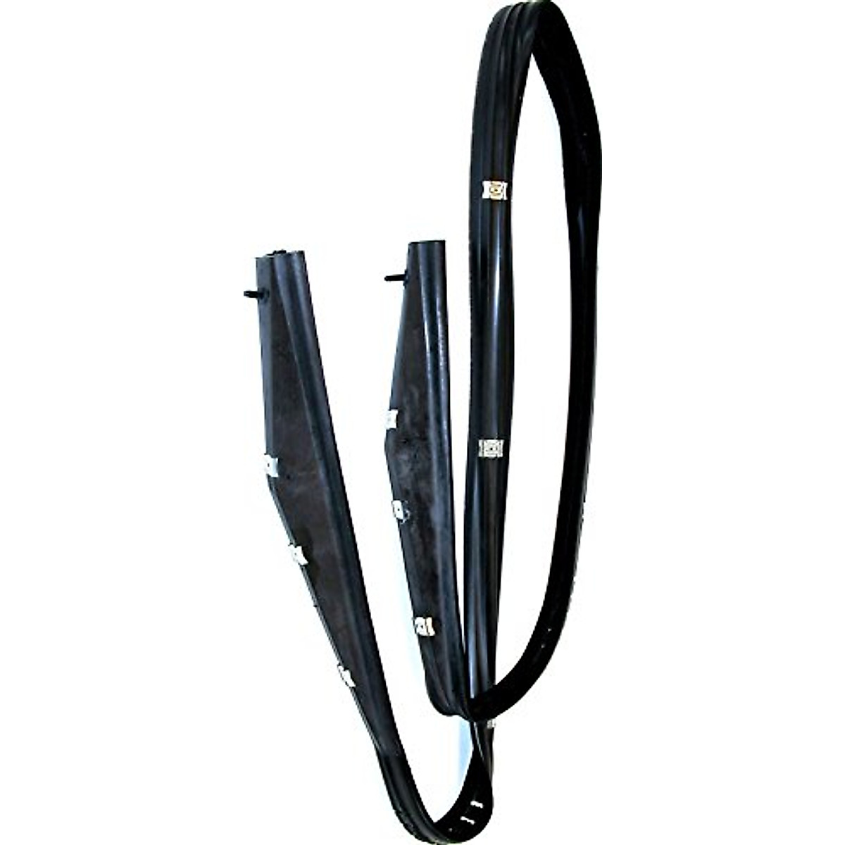 APDTY 140574 Tailgate Upper Window Glass Channel Rubber Weatherstrip Seal