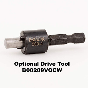 E-Z Lok Externally Threaded Insert, C12L14 Carbon Steel, Meets AISI 12L14, 5/16"-24 Internal Threads, 7/16"-14 External Threads, 0.437" Length, Made in US (Pack of 10)