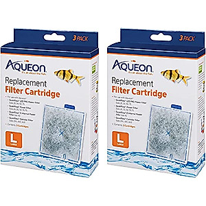 (2 Boxes) Aqueon 06087 Filter Cartridge, Large, 3-Pack each