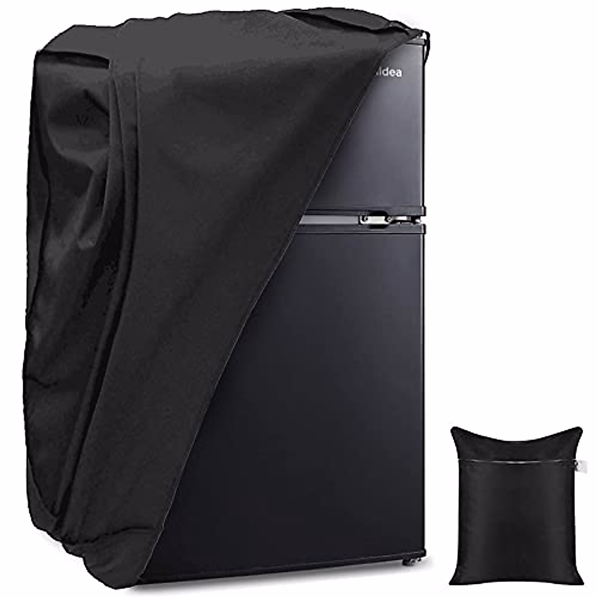 UCARE Mini Refrigerator Dust Cover Compatible with Midea WHD-113FSS1 Refrigerators, 420D Oxford Fabric Waterproof Dustproof Mini Fridge Freezer Cover Protector Refrigerator Covers