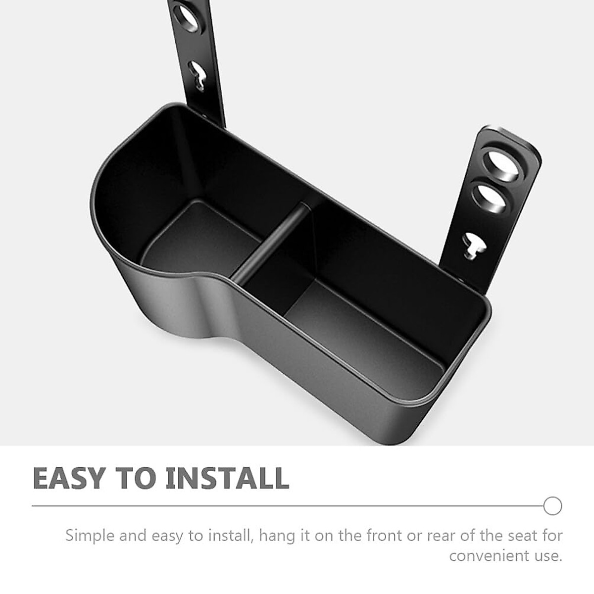 Holibanna Car Cup Holder Mount Car Headrest Seat Back Organizer Cup Holder Snack Tray Car Backseat Organizer with Drinks Holder Vehicle Seat Back Tray for Bottle Foods