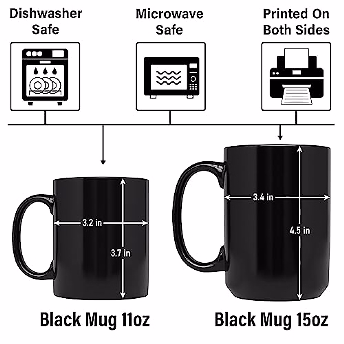 Esezon Name Mug, Skull Cup, Personalized Red Rose And Skull Coffee Mug, Gifts For Halloween, Skull Floral Ceramic Mug, Customized Skull Floral Cup Gifts For Him Her With Name, Black Cup 11oz or 15oz