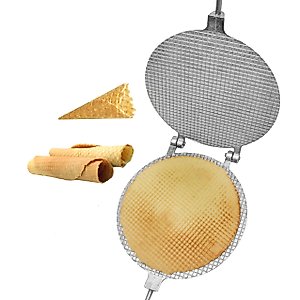 Waffle Maker - Waffle Cone Maker - Krumkake Iron - Wafer Maker - Waffle Makers - Waffle Cone Maker Machine - Stroopwafel Maker - Ice Cream Cone Maker - Wafer Iron - Stroopwafel Iron - Вафельница