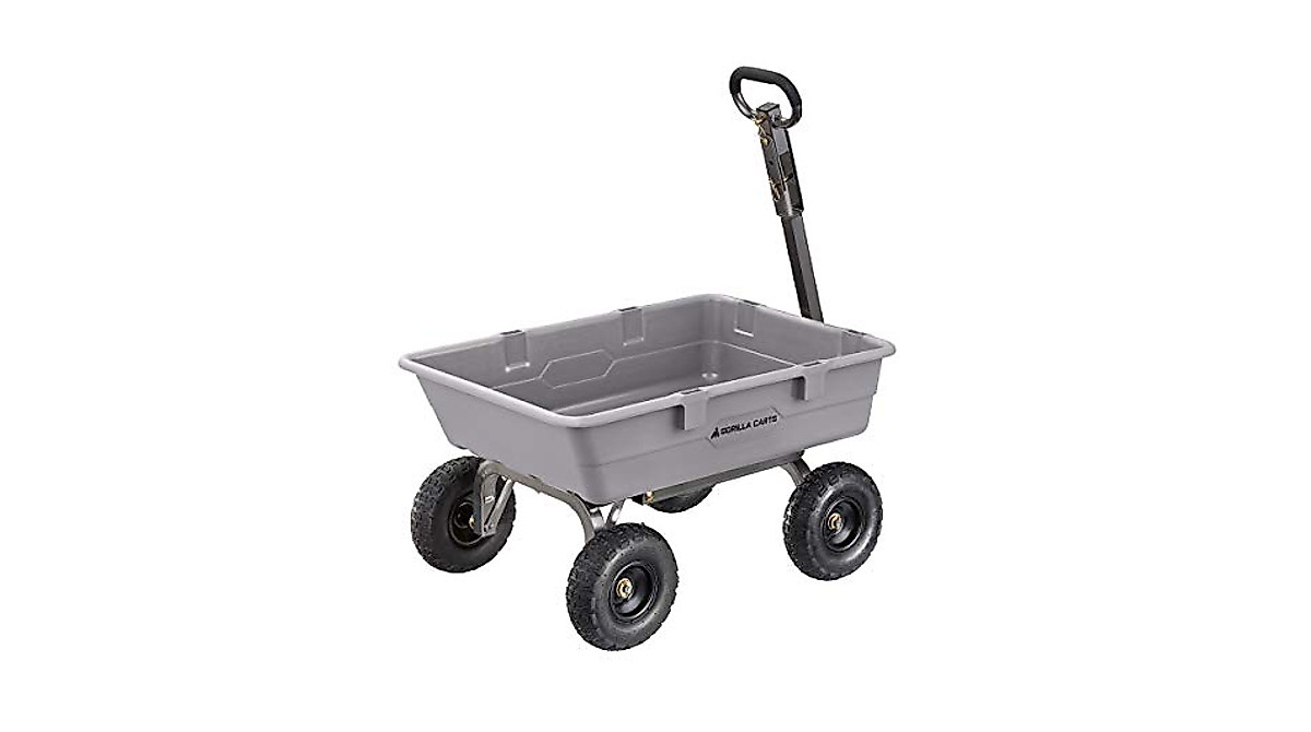 Gorilla Carts 800 lb Heavy Duty Dump Utility Cart