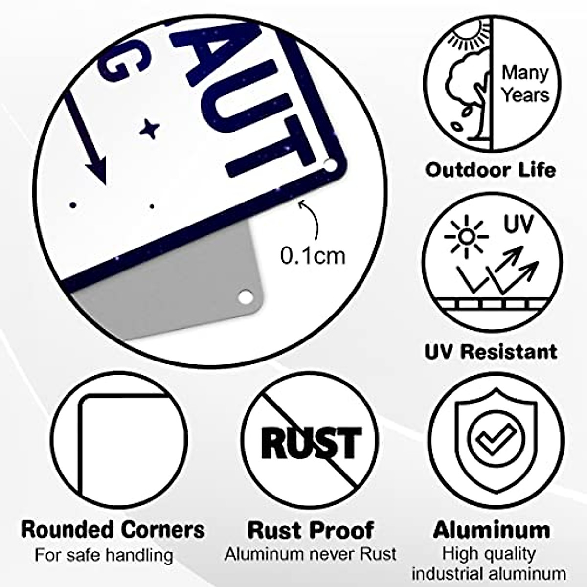 Astronaut Parking Sign, Space Themed Bedroom Decor For Boys Room, Outter Space Room Decor Gifts for Boys Kids Themed Bedroom Room Wall Decorations Industrial Grade Aluminum, Easy Mounting, Rust-Free/Fade Resistance, Indoor/Outdoor