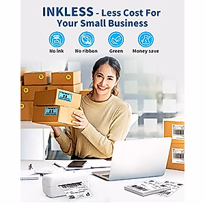 Phomemo Thermal Label Printer, Shipping Label Printer, Desktop Label Printer for Mac Windows Chromebook, Thermal Printer Compatible with Amazon, Ebay, Shopify, Etsy, UPS, FedEx, DHL