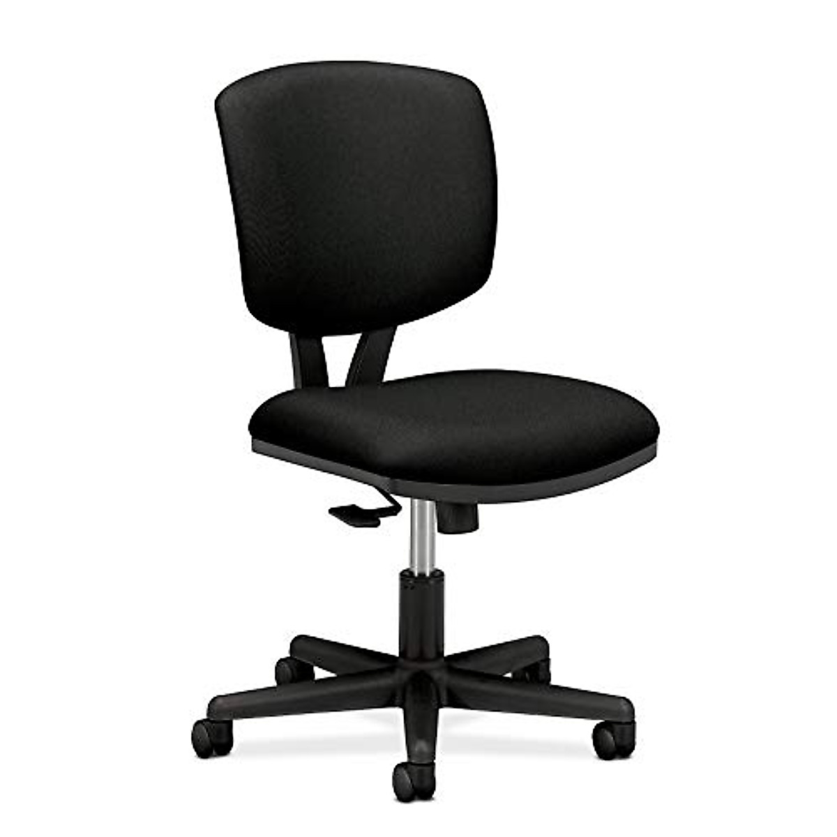 HON H5703.GA10.T Volt Task Chair - Armless Office Chair for Computer Desk, Black Fabric (H5703 )