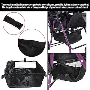 Baby Stroller Pram, Bottom Basket Infant Pushchair Shopping Storage Case Organizer Bag, 11.8 x 9.8 x 3.9Inch