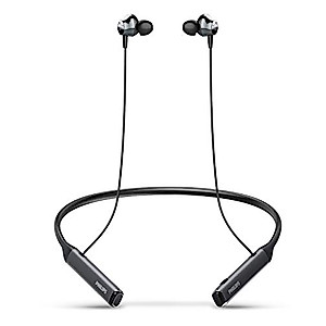 Philips Audio Wireless Neckband Headphones PN505 with Active Noise Canceling, Voice Assistance, Up to 14hours Play time, Hi-Res Audio (TAPN505BK), Black (Renewed)