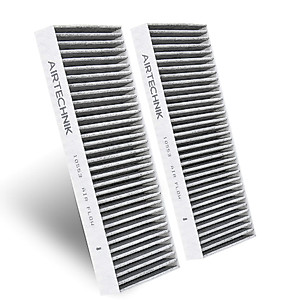 AirTechnik CF10553 Cabin Air Filter w/Activated Carbon | Fits 2005-2021 Nissan Frontier, 2005-2012 Pathfinder, 2005-2015 Xterra, 2009-2012 Suzuki Quator - 27274-9CH0A