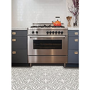 FloorPops Emilia Peel & Stick Floor Tiles, Neutral