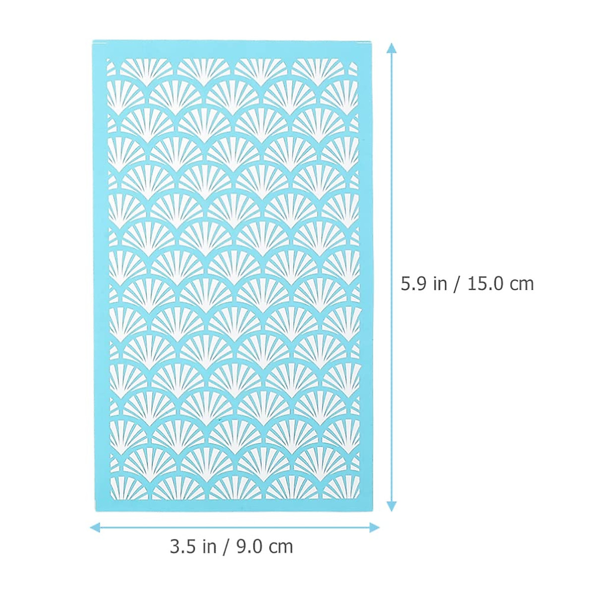 1 Sheet Screen Printing Template Portable Silk Screen Stencil Crafting Supplies Handcrafted Clay Crafts Stencil Clay Making Stencil Polymer Clay Printing Stencil Silk Mesh Transfer