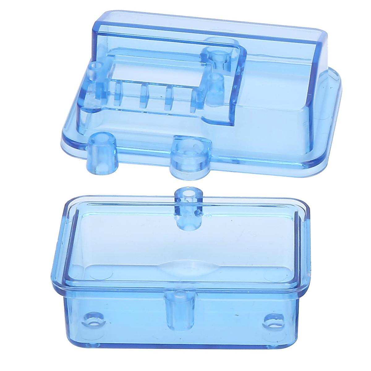 Dilwe 2Sets RC Radio Receiver Protector,Durable Waterproof RC Receiver Box Radio Receiver Protector Upgrade Parts or RC Car Boat