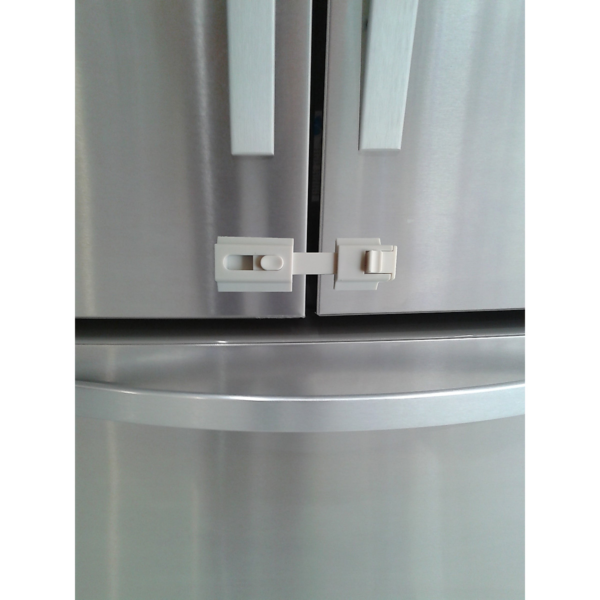 The Guardian Refrigerator Lock for Any Home Appliance, Used for Infants, Special Needs Children and Dementia Patients (Black) - One Lock