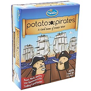 Think Fun Potato Pirates Coding Card Game and STEM Toy for Boys and Girls Age 7 and Up - A Fun Card Game of Potato War