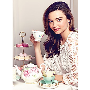 Miranda Kerr For Royal Albert Blessings 3-Piece Set (Teacup, Saucer & Plate 8")