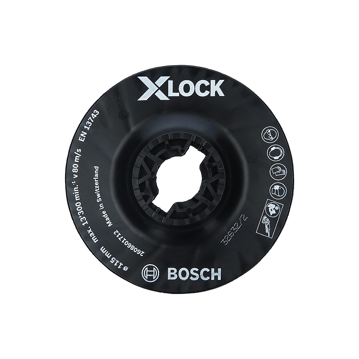 Bosch Professional 2608601712 Support Plate Medium Hard X-Lock Diameter 115 mm