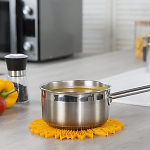 Charles Viancin Silicone Sunflower Trivet/Counter Protector, 6-Inch, Yellow