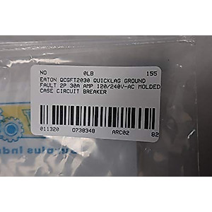 EATON QCGFT2030 QUICKLAG Ground Fault Circuit Breaker 2P 30A 120/240V-AC