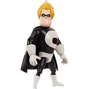 Mattel Disney Pixar The Incredibles Action Figure, Syndrome Collectible Toy in Signature Look, 7.25-inch with Movable Joints