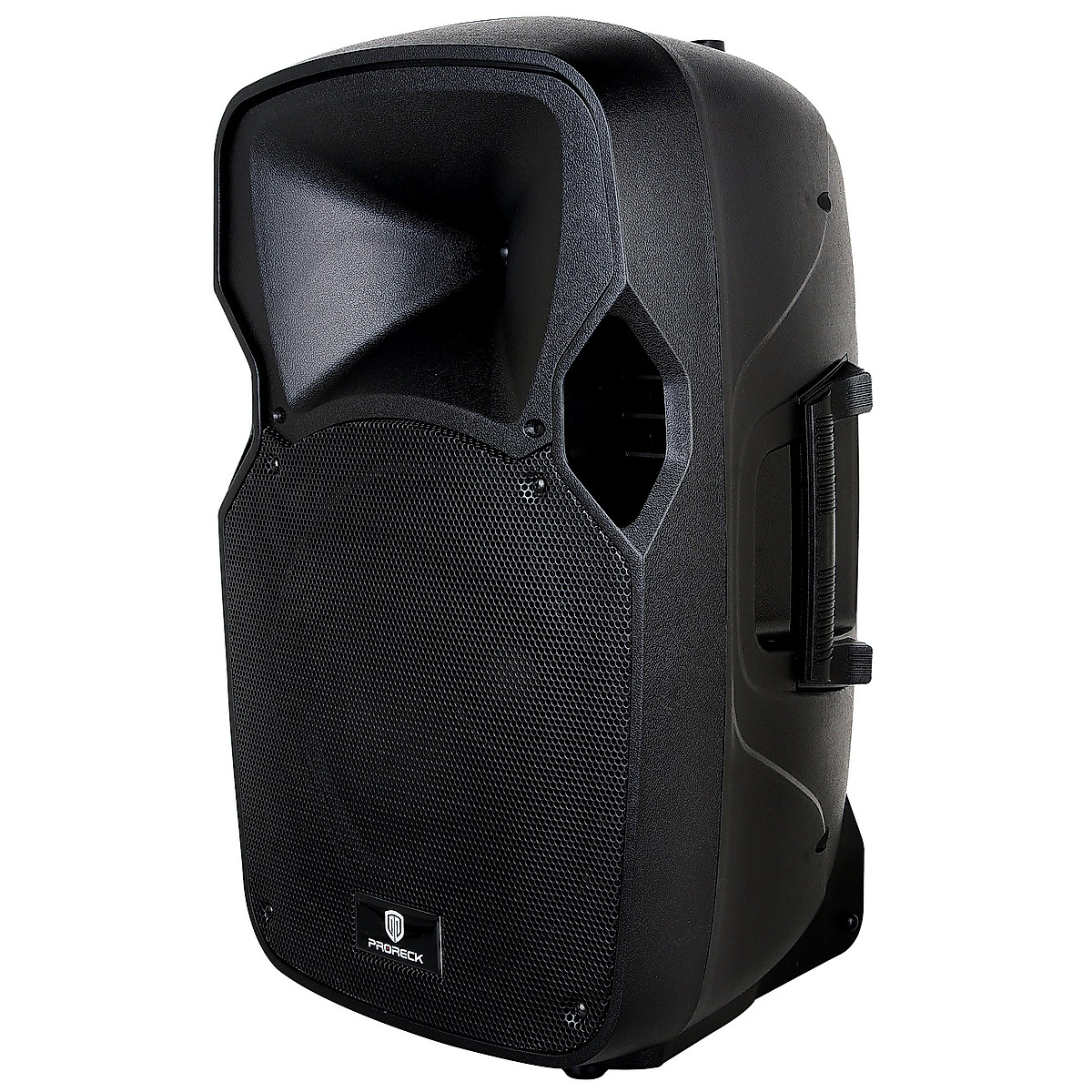 PRORECK Party 12 Portable 12-Inch Woofer 2-Way Powered PA Speaker System Combo Set with Bluetooth/USB/SD Card Reader/FM Radio/Remote Control/Speaker Stand